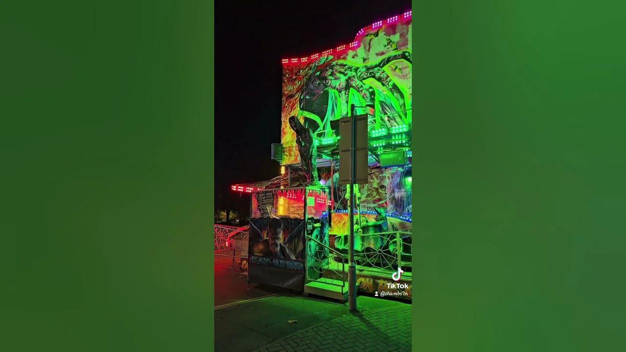 Gareth Smith's Ghost Train at Swadlincote Xmas FunFair #funfairs