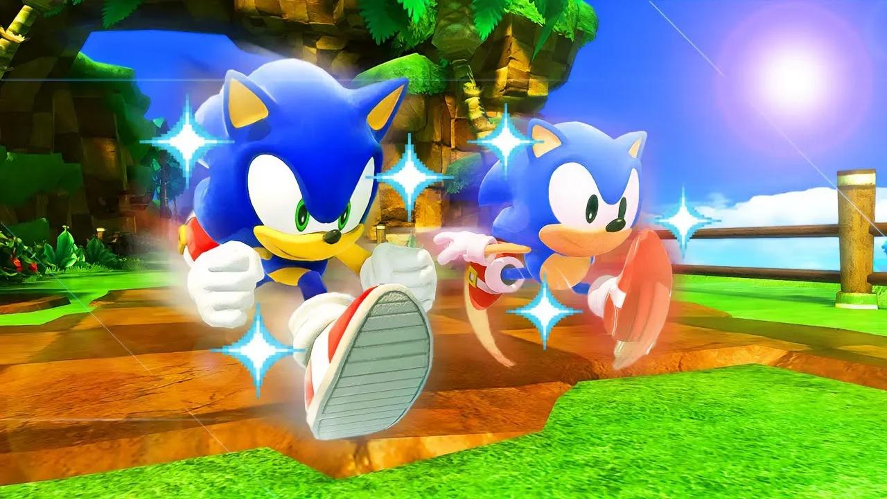 If Classic and Modern Sonic Switched Running Poses