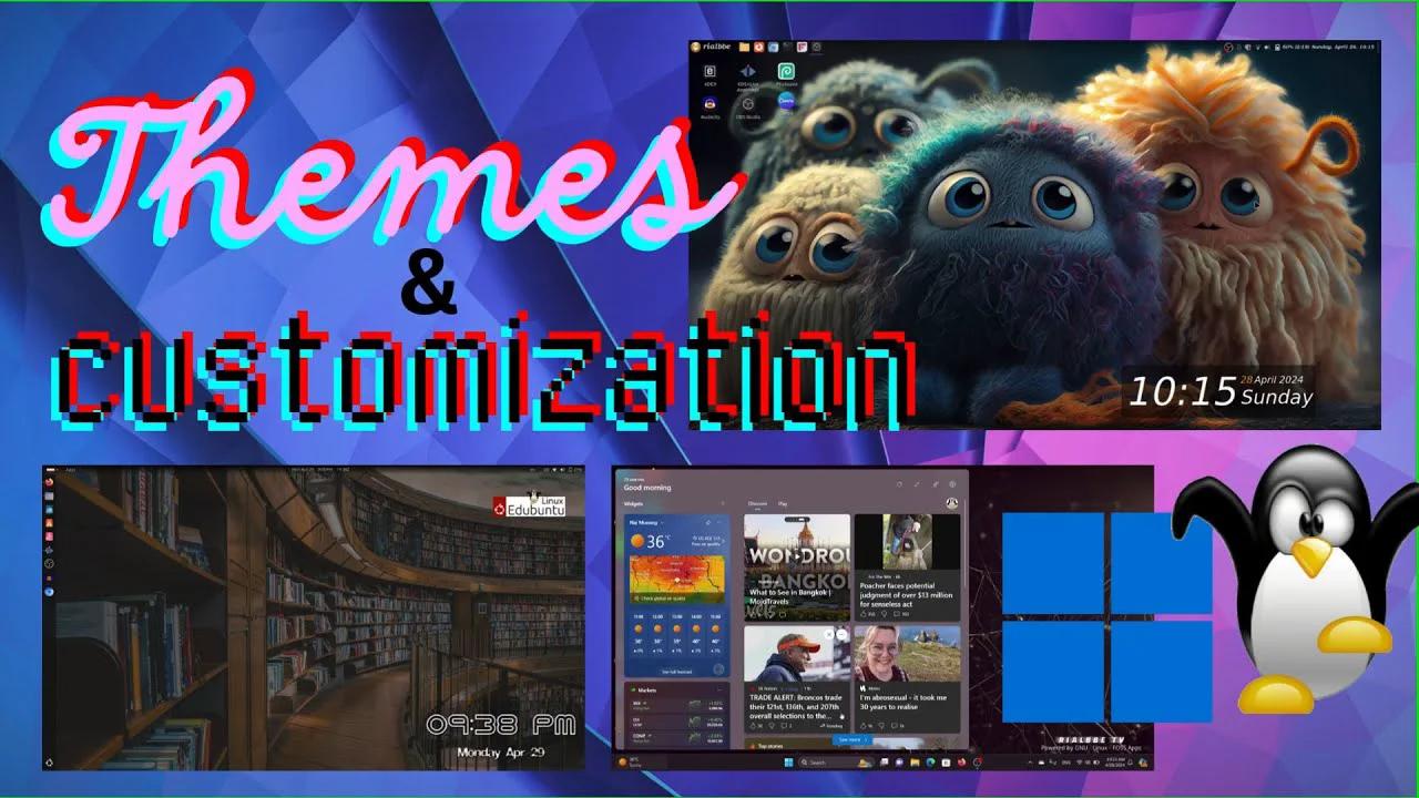 Themes and Customization Between Windows and Linux