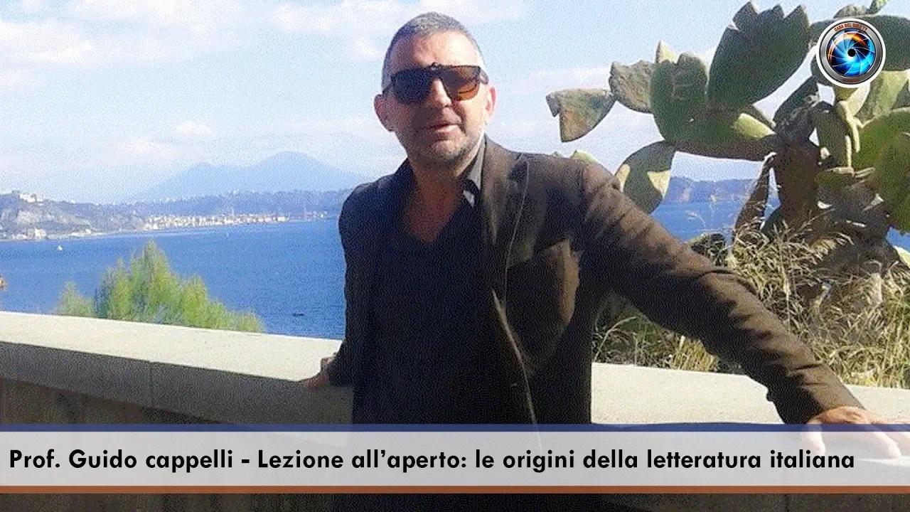 Prof. Guido Cappelli - Lezione all’aperto: le origini della letteratura ...