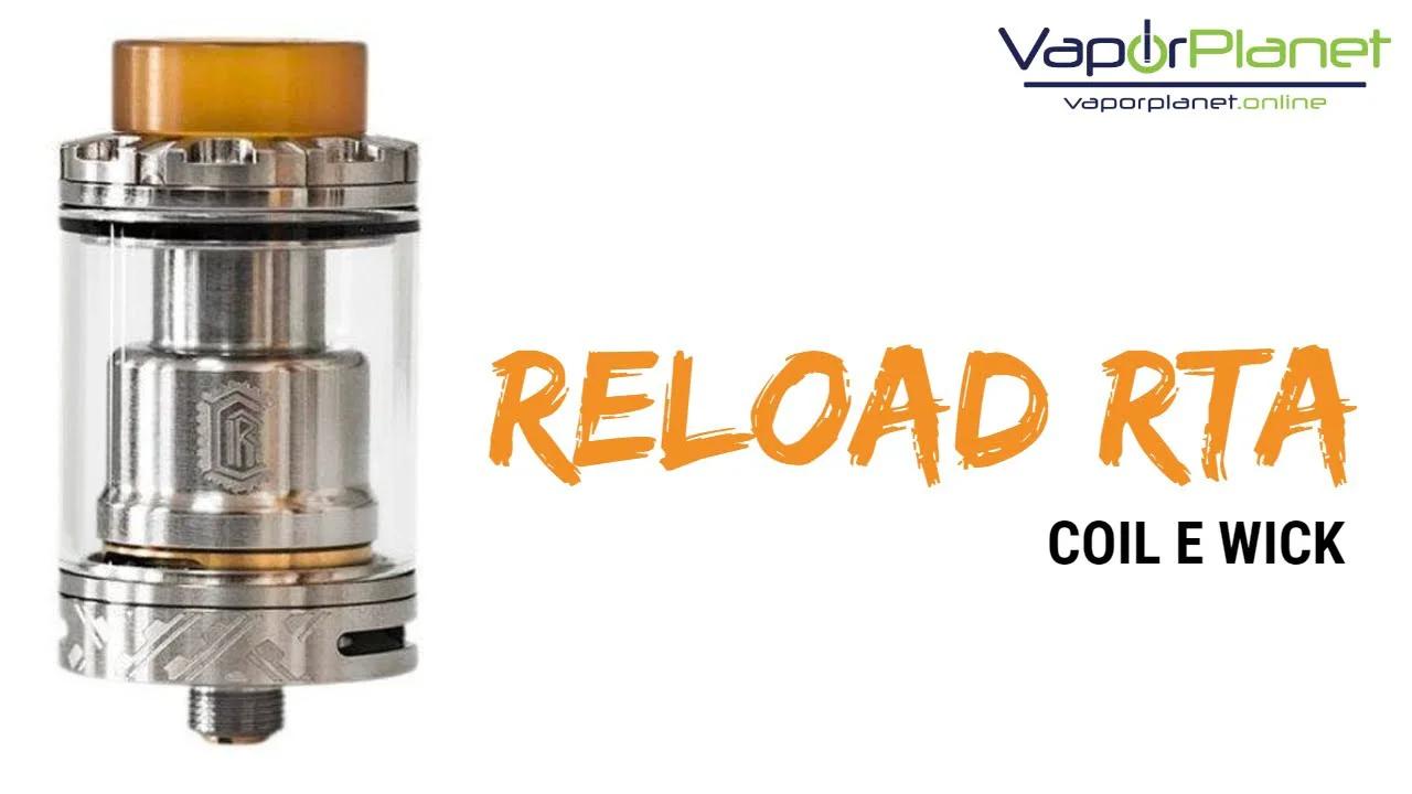 The Reload Vapor USA Reload RTA - Coil e Wick em português