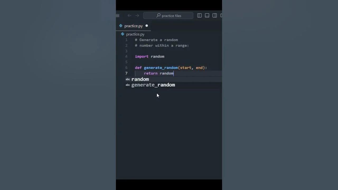 Generate A Random Number Python Pythonprogramming Coding