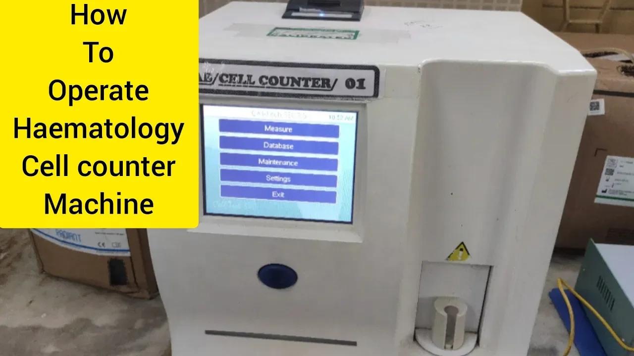 How To Operate Haematology Cell Counter Machine||#themedilab