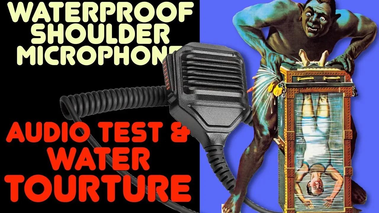 Baofeng UV-5R Shoulder Microphone - Waterproof External Mic For GMRS ...