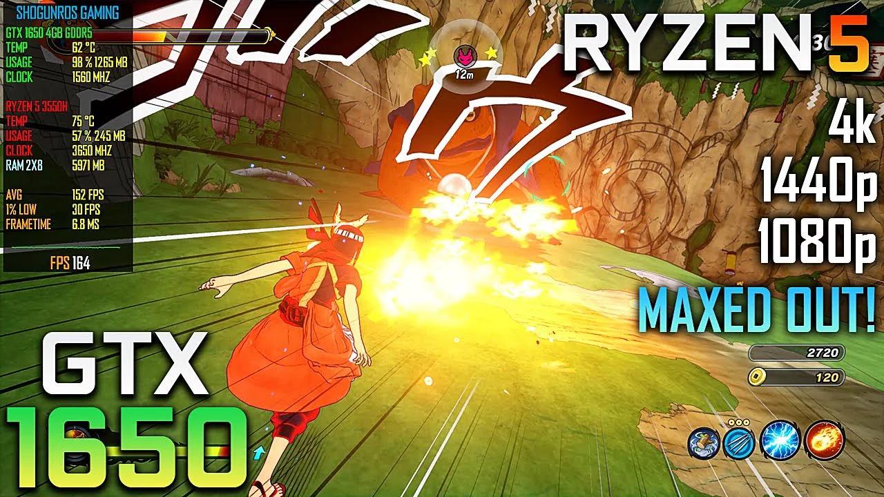 GTX 1650 | NARUTO TO BORUTO: SHINOBI STRIKER - Maxed Out 4k, 1440p ...