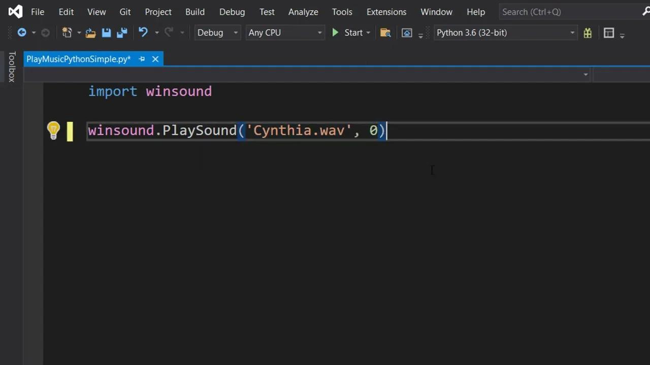 How to Play Music In Python (Simple) (Winsound)