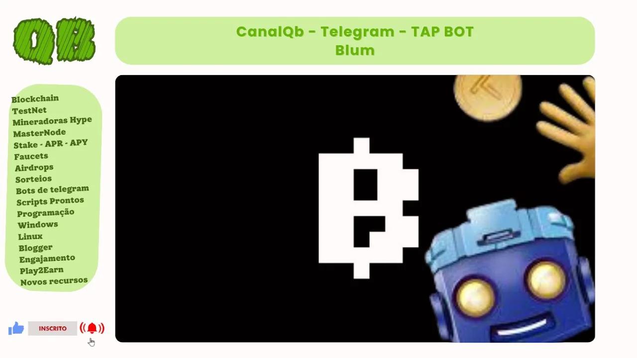 CanalQb - Telegram - TAP BOT - Blum