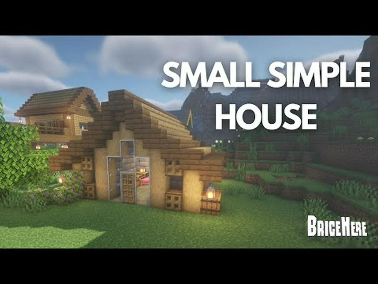 How to build a Small Simple House in Minecraft