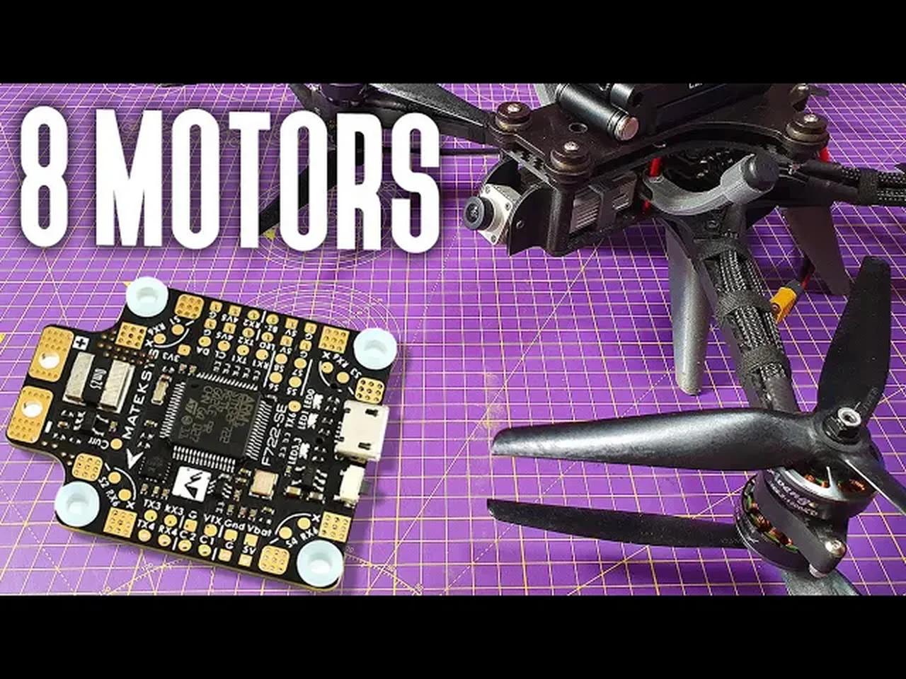 Matek F722SE, INAV and 8 motors - how to get it working