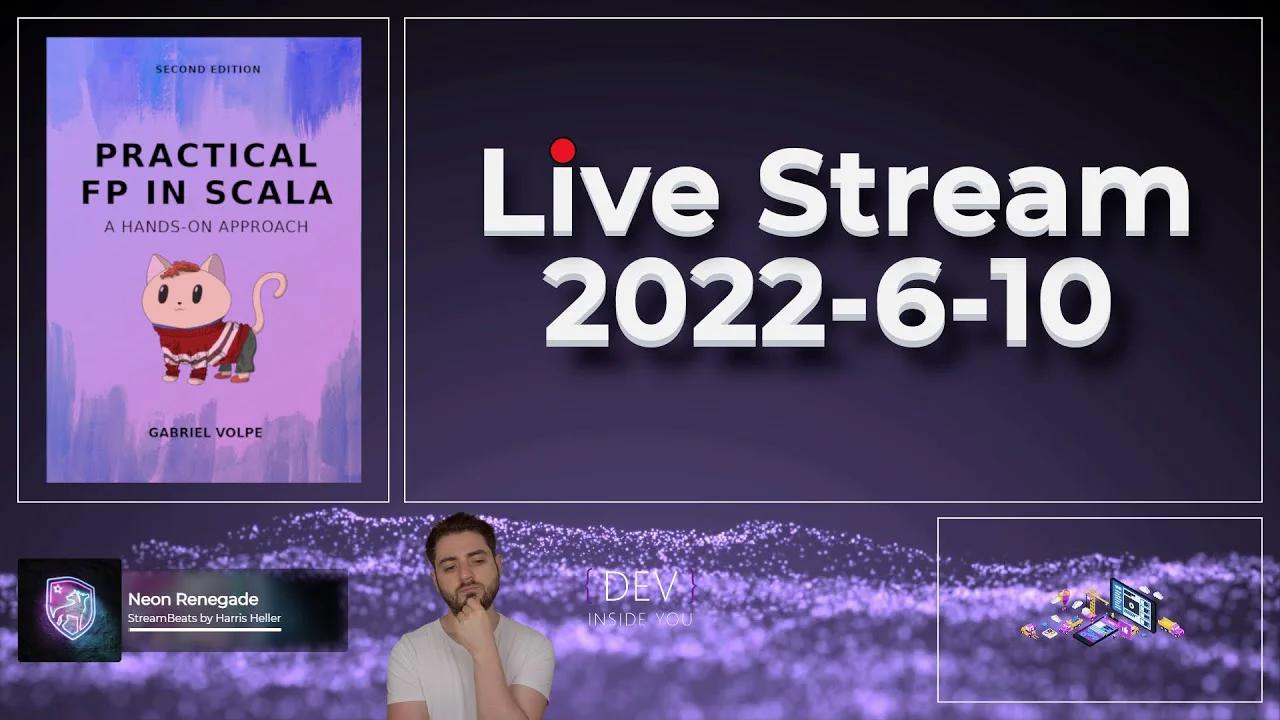 🔴 LIVE - Let's rewrite "Practical FP in #Scala" by Gabriel Volpe to ...