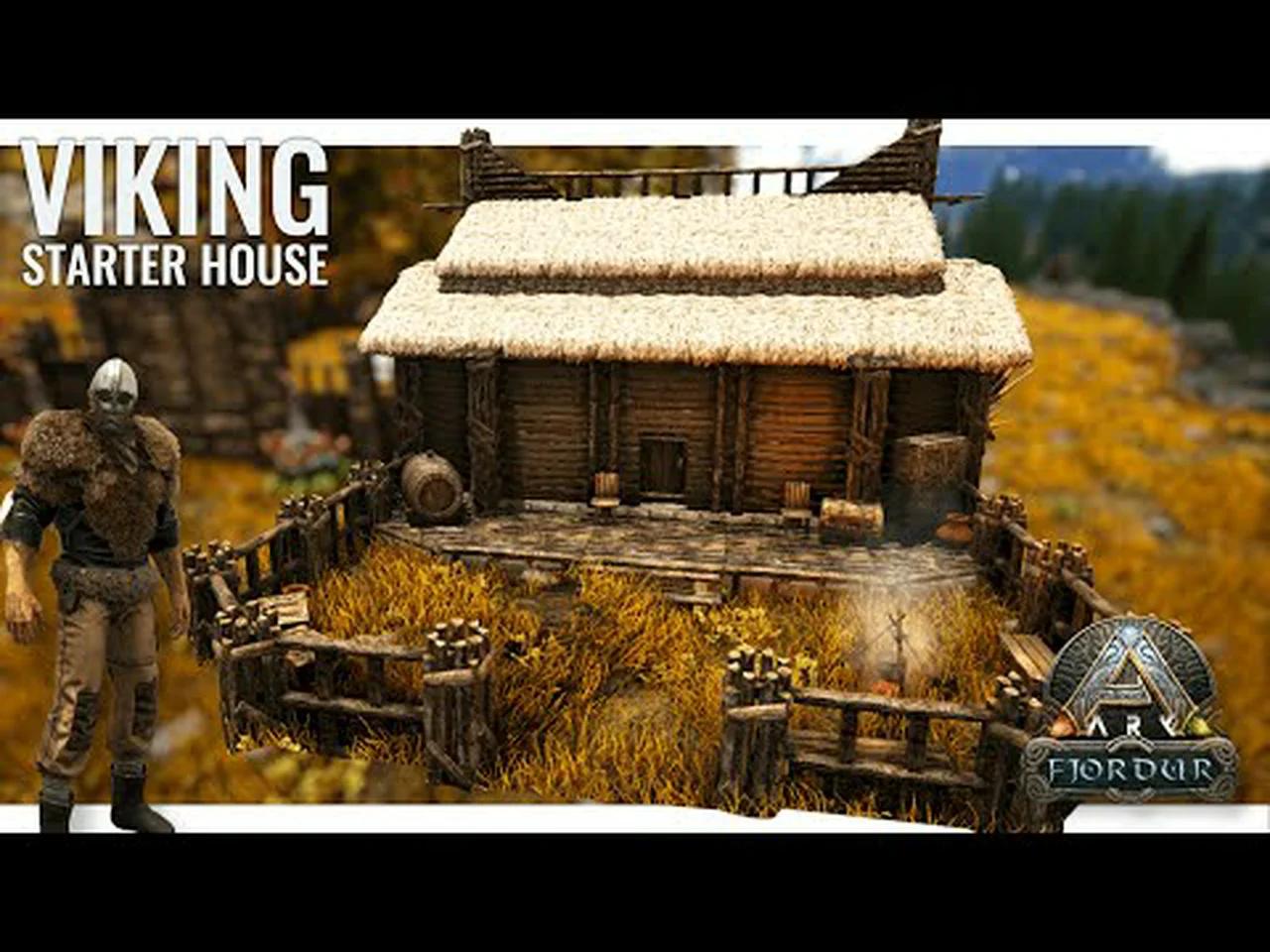 ARK: Fjordur - How to Build a VIKING Starter House