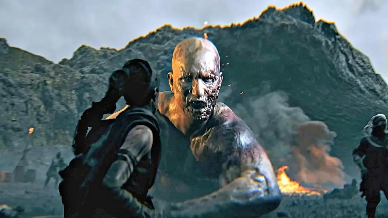 Humans Vs Helheim TITAN Boss Fight Scene (PS5) Gameplay 4K 60FPS