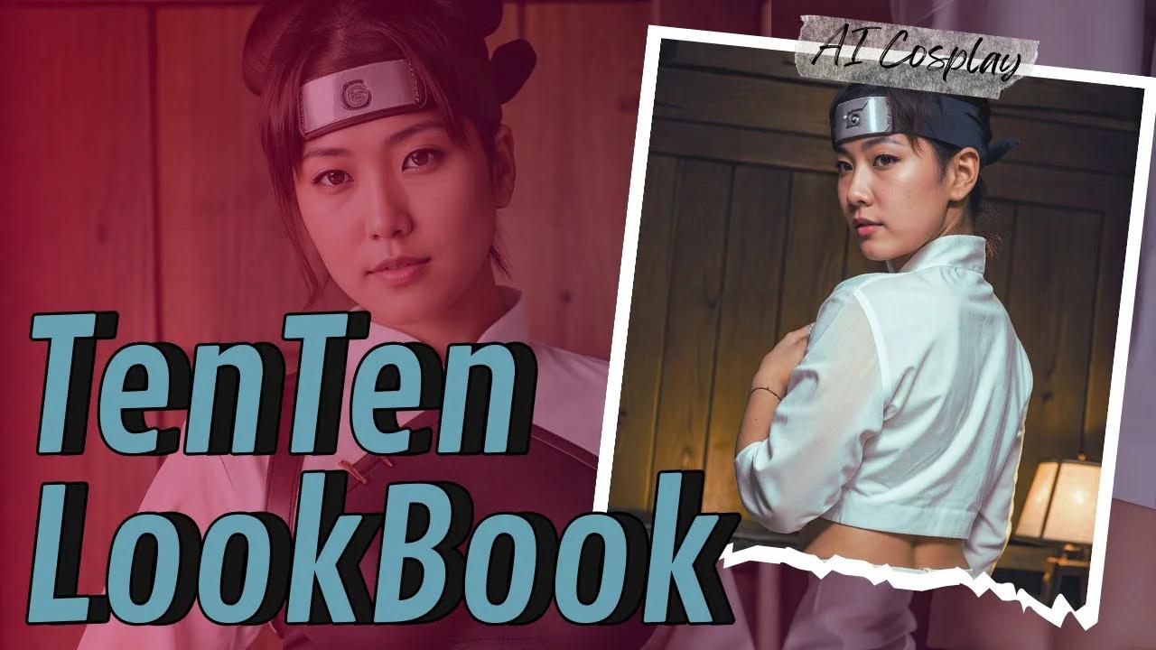 Tenten Cosplay 2024 | AI Lookbook | 4K Naruto character