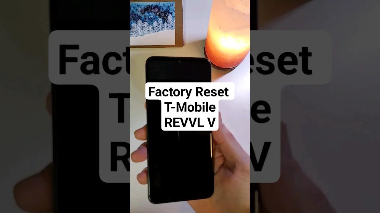 Factory Reset Any Android - T-Mobile REVVL V - Quick & Easy #factoryreset #android #shorts