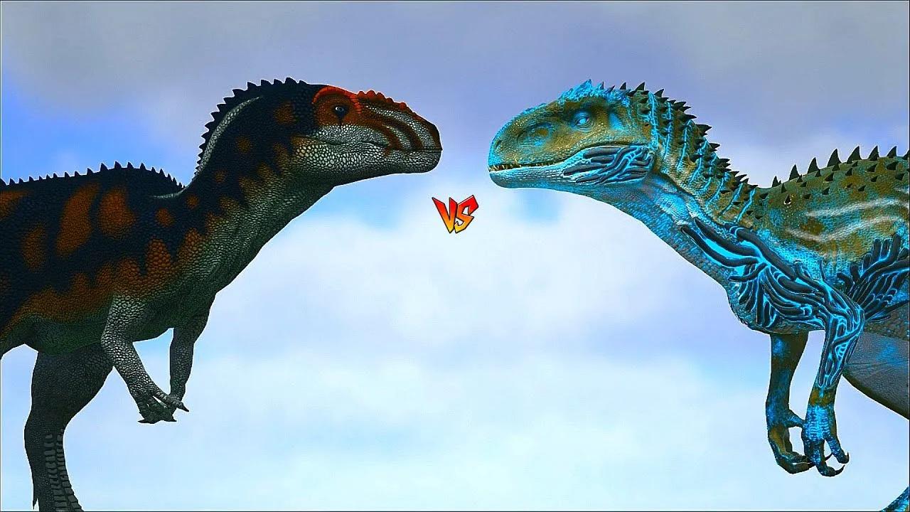 Ark Survival - CARCHAR (tlc) vs LARGE DINOSAURUS [Ep.486]