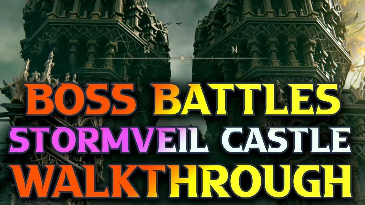 COMPLETE Elden Ring Stormveil Castle Walkthrough Part 5 - Boss Battles ...