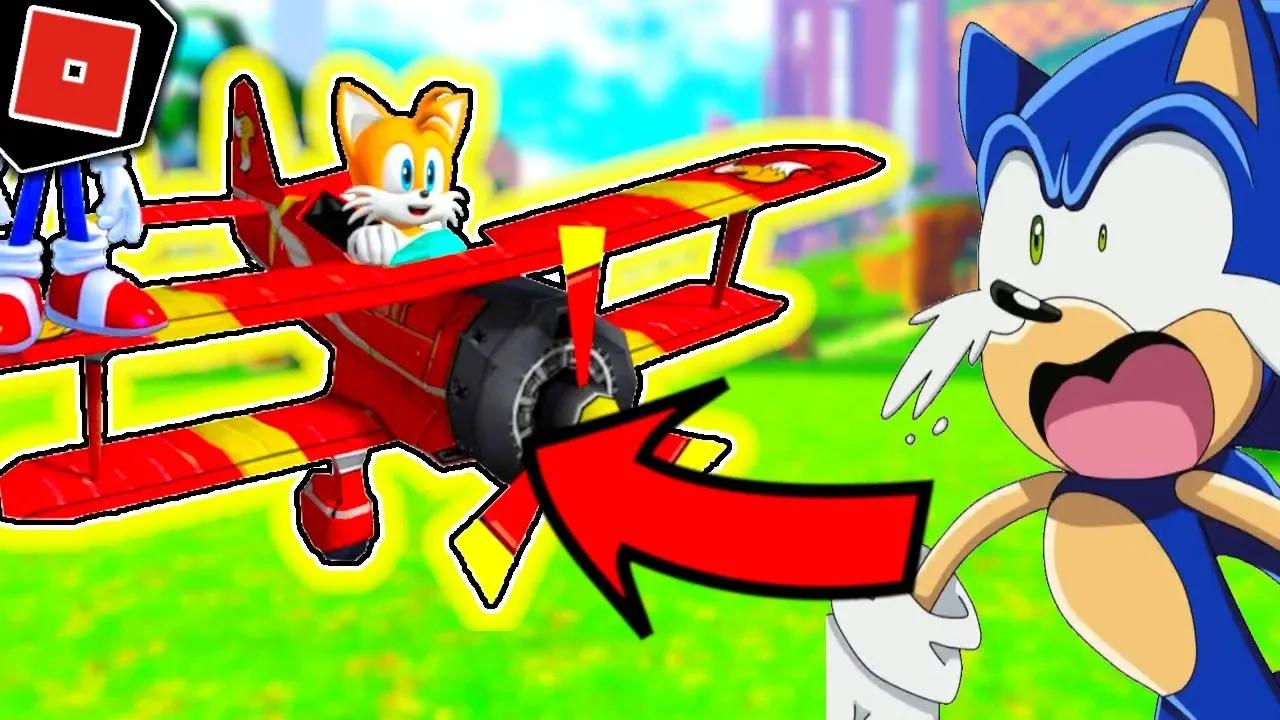 ROBLOX *NEW* FLYING CLASSIC TAILS PLANE (SONIC SPEED SIMULATOR)