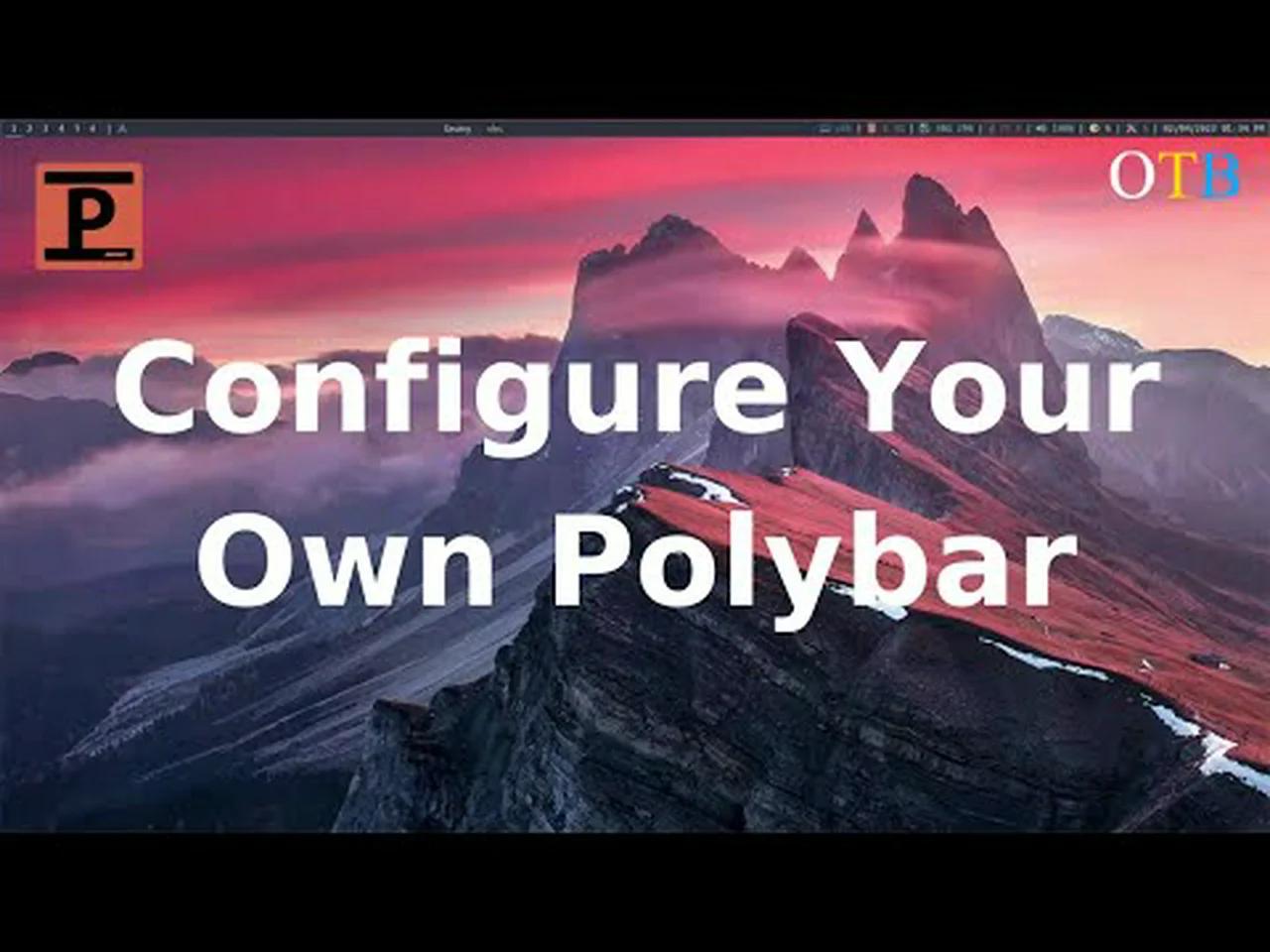 Polybar - Adding a Menu and a Minimization Module