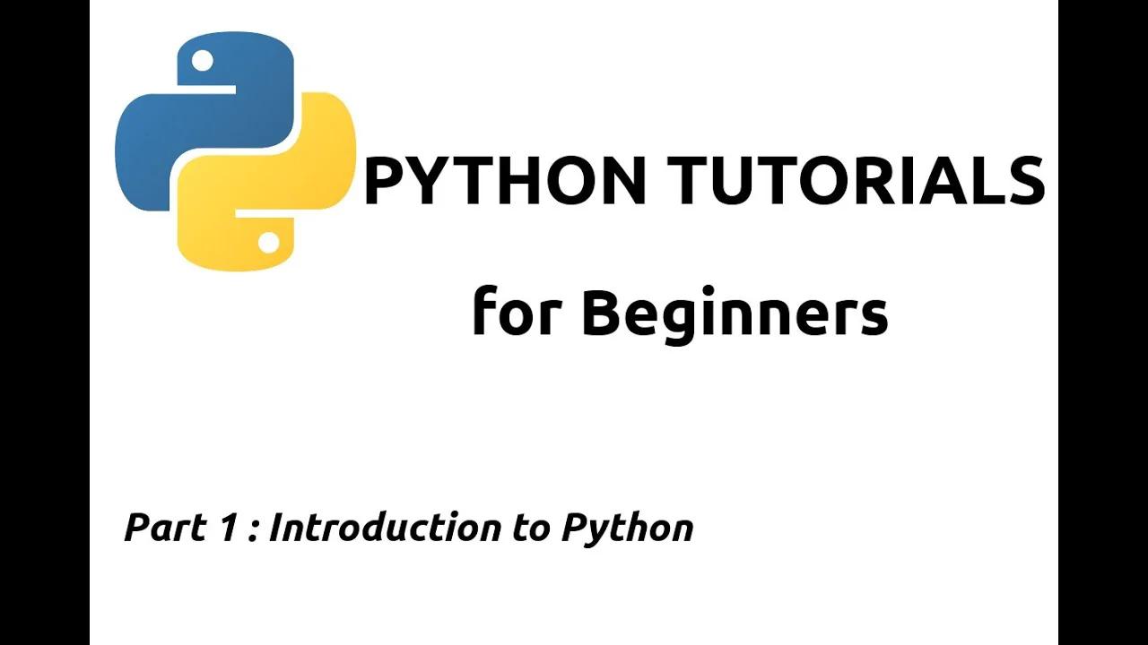 Introduction to Python programming (Part1)