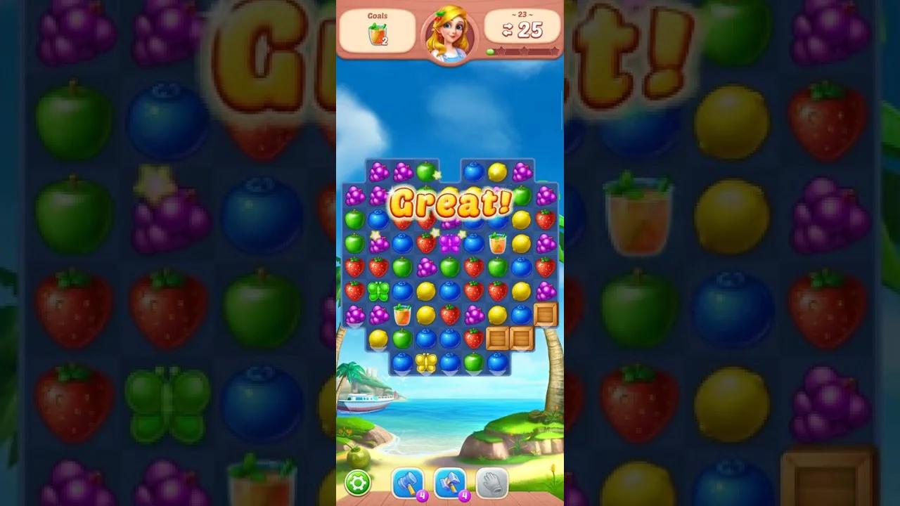 Fruit Diary Level 23 Walkthrough Guide Relaxing Match 3 Puzzle Mobile Game