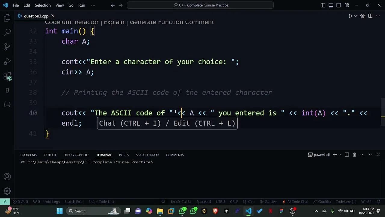 First Semester Lab 1 Task 3 Programming Fundamentals C Bs Cybersecurity