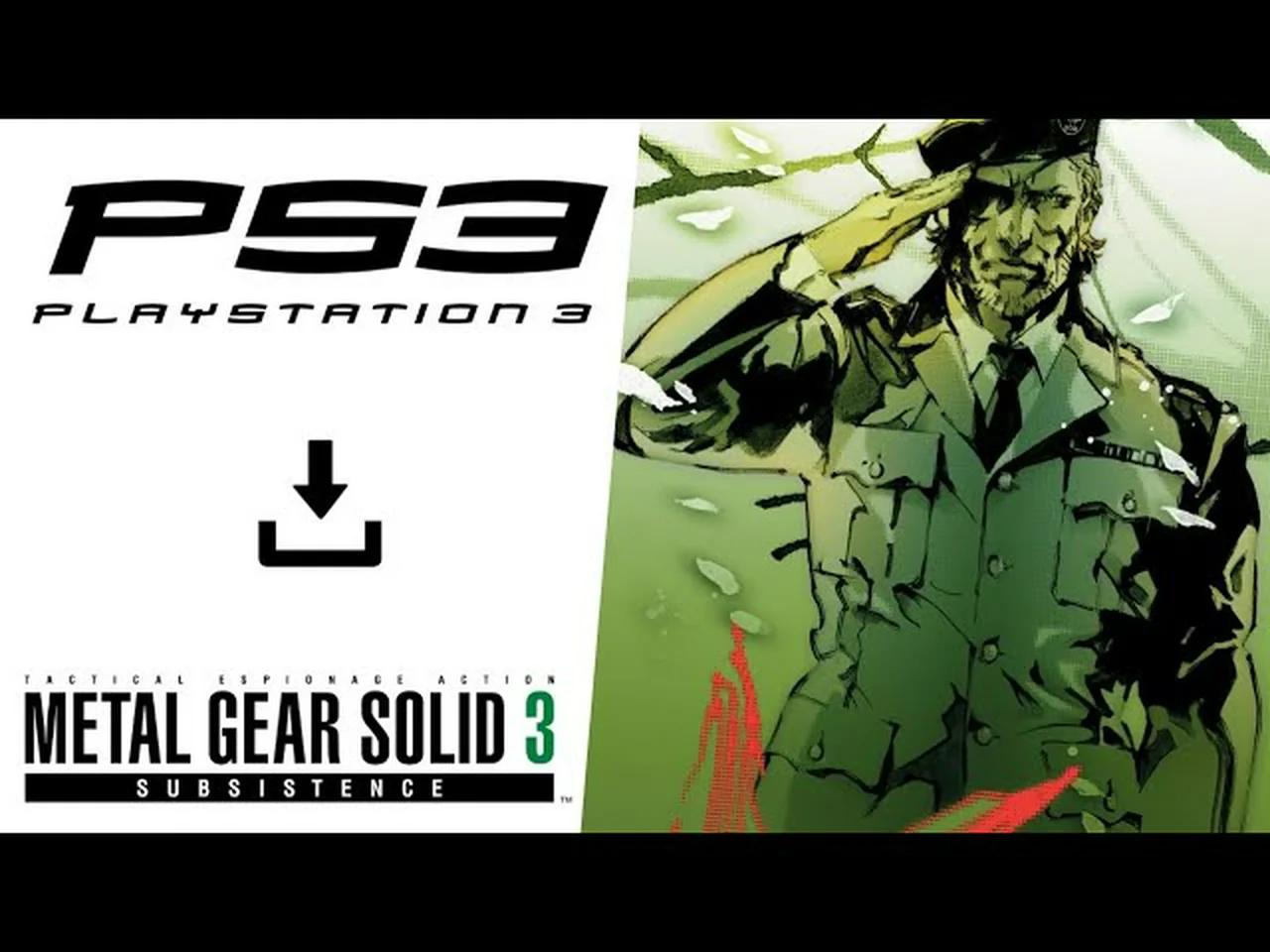 METAL GEAR SOLID 3: SUBSISTENCE - PS3 PT-BR