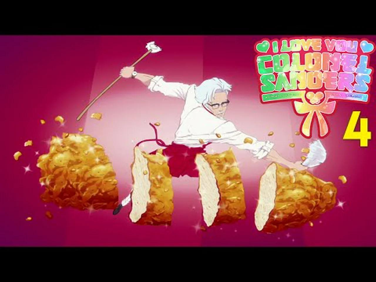 Das große Koch Finale mit Colonel Sanders - KFC Anime Dating Simulator
