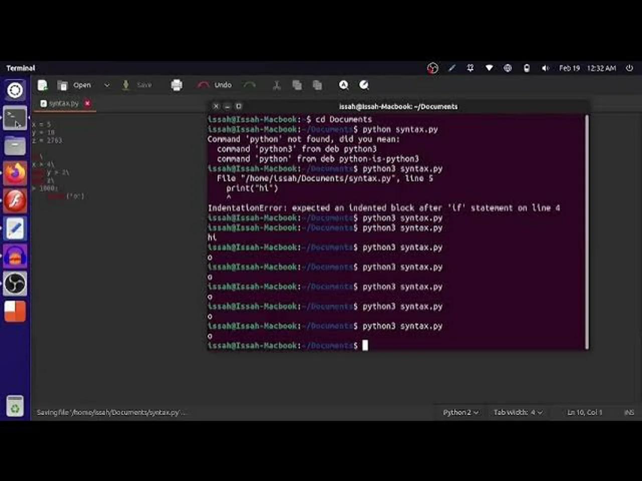 Python Tutorials | Python Syntax | Syntax In Python