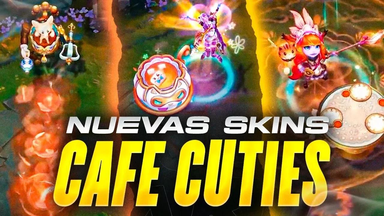 NUEVAS SKINS CAFE CUTIES ☕JINX - POPPY - LULU - RUMBLE - League Of Legends