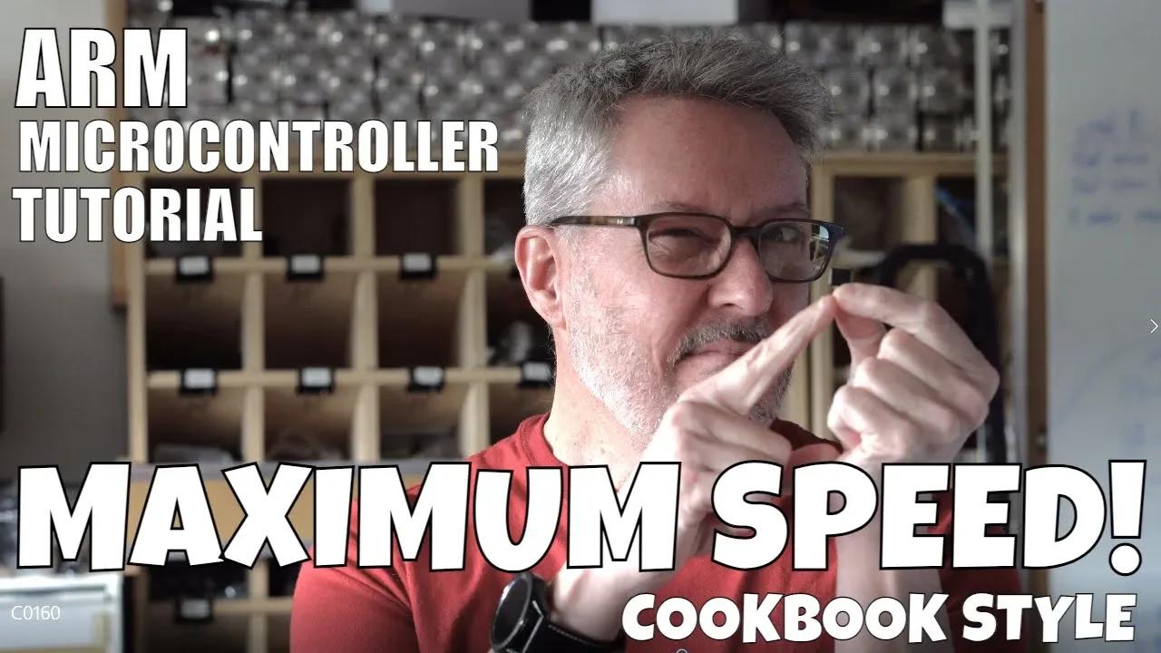 ARM Microcontroller Tutorial #8 - Change the Internal Clock speed ...