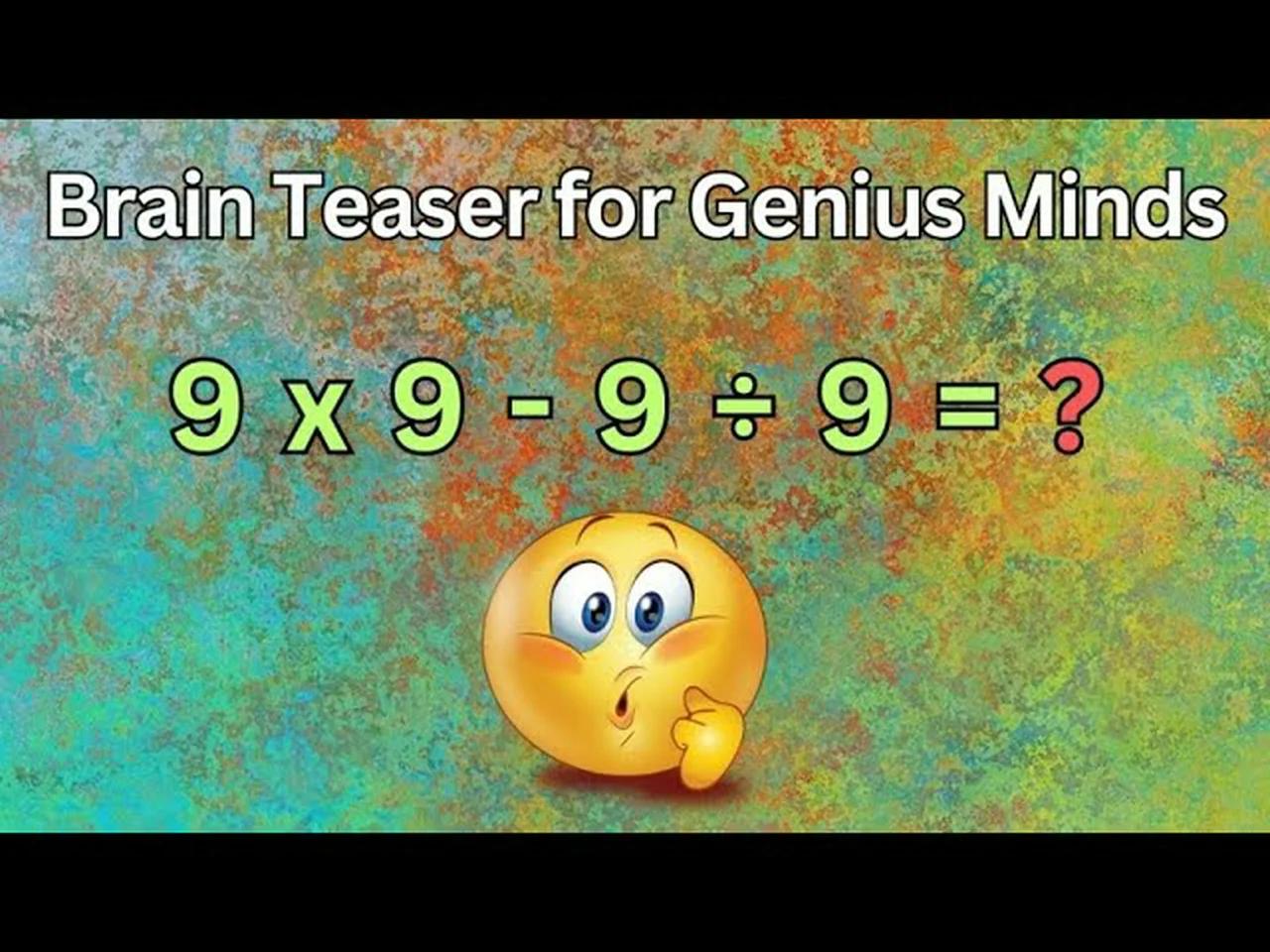 Riddles with Answers: Can You Solve These Brain-Teasing Math Puzzles?