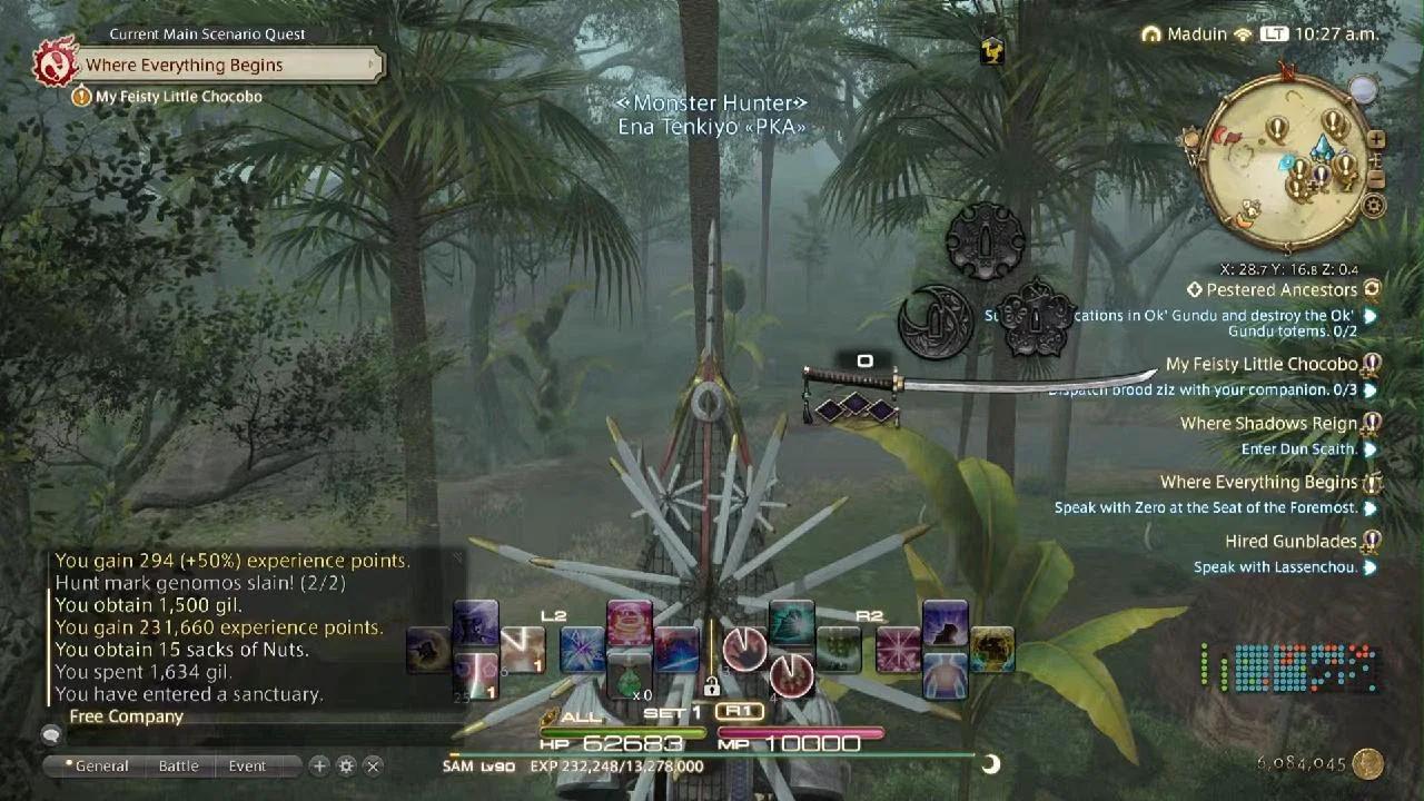 Final Fantasy XIV Online Enjoying Ark Mount