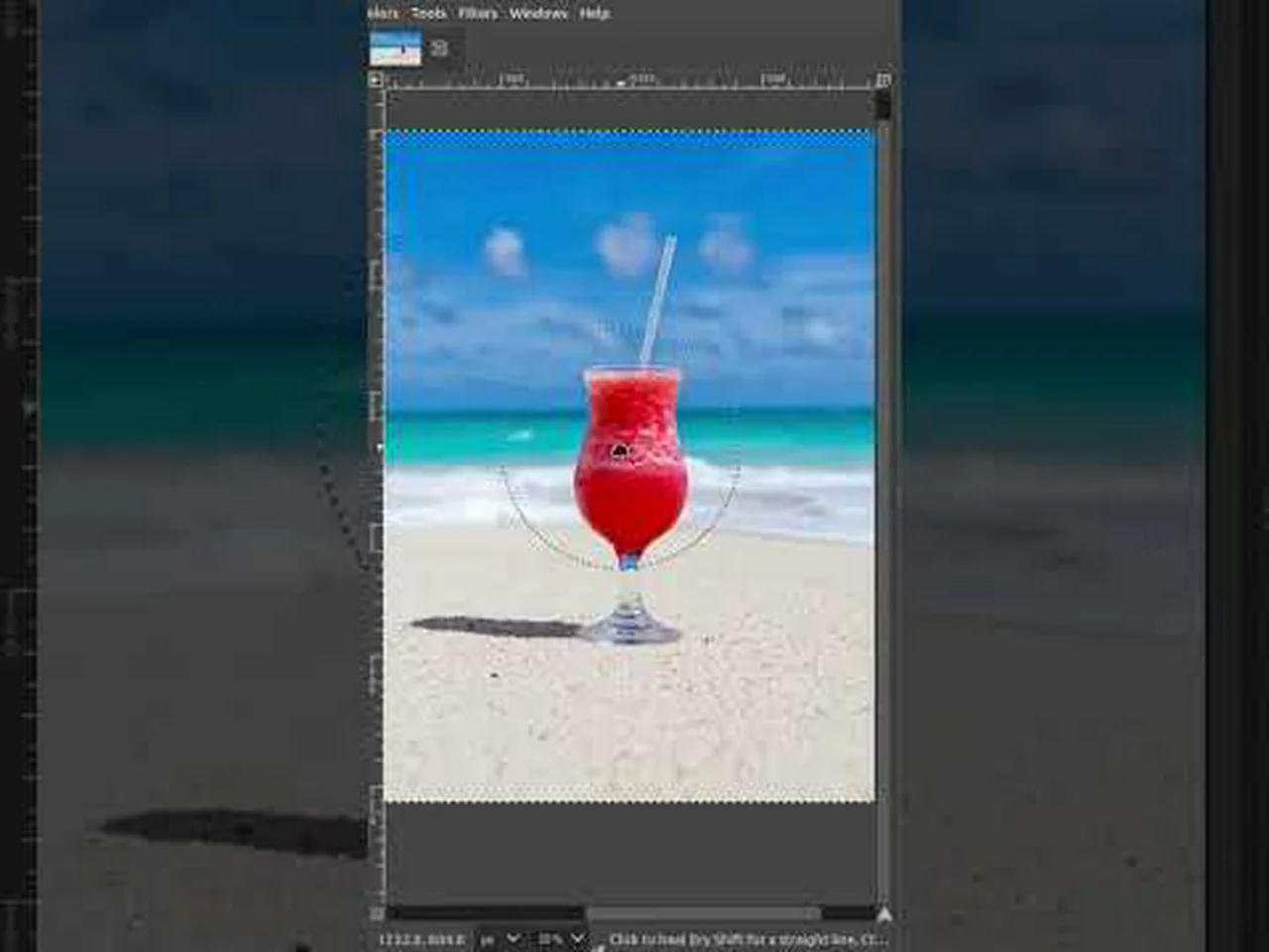 Remove Item From Scene - GIMP