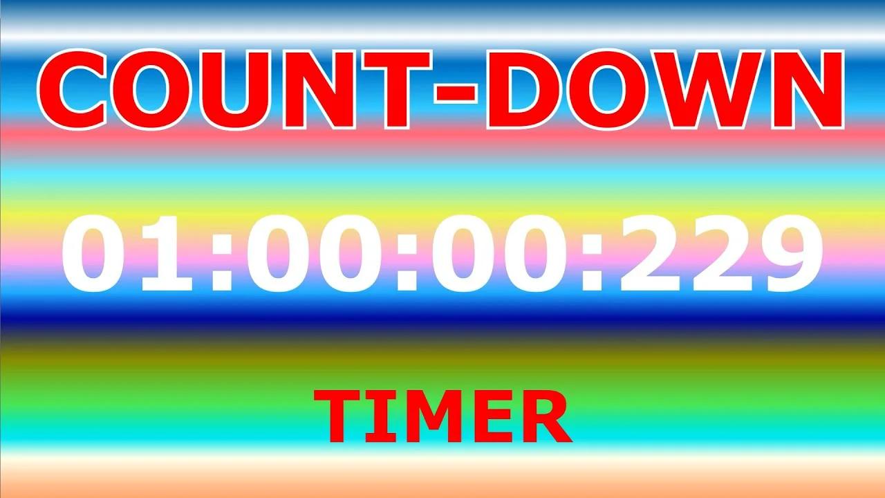1 Hour Timer CountDown | countdown TIMER 1 HOURS