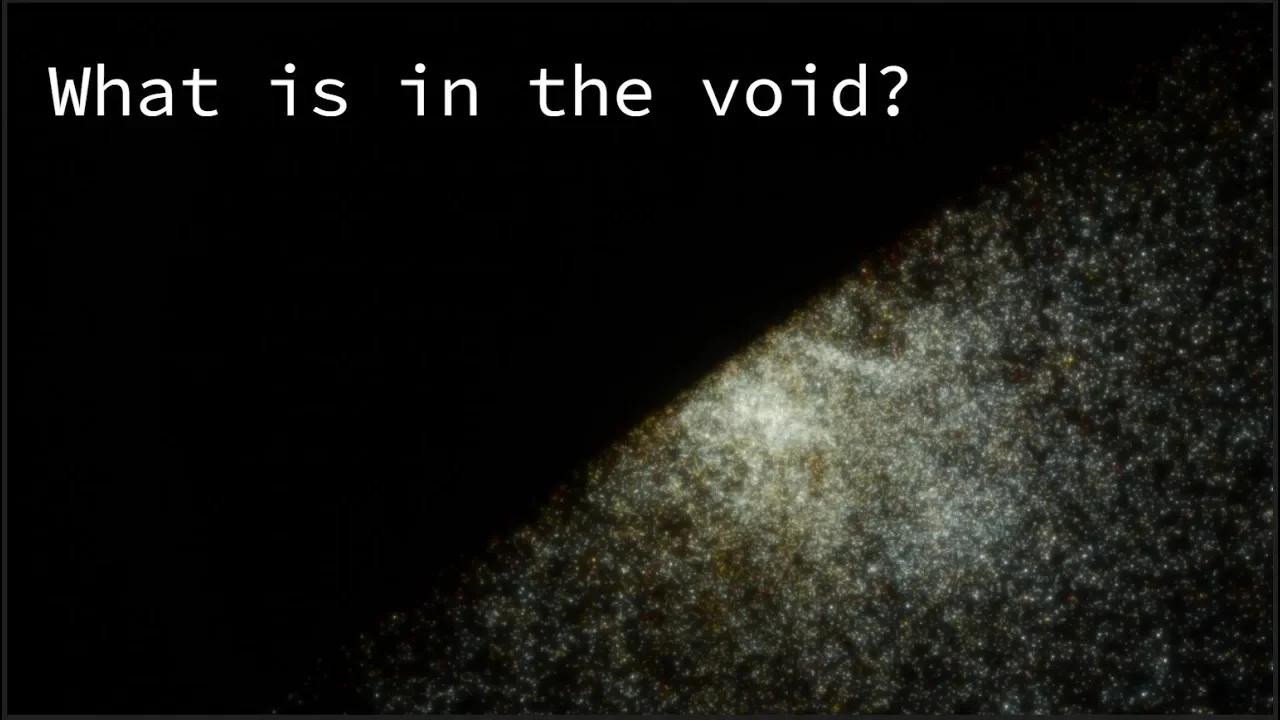 What happens when you try to fly into the void in SpaceEngine?