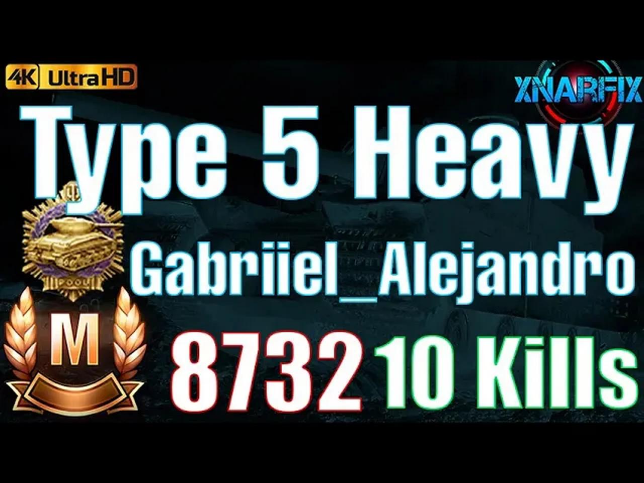 Type 5 Heavy - Mountain Pass - 8732 dmg - 10 kills - Pool Medal - ACE