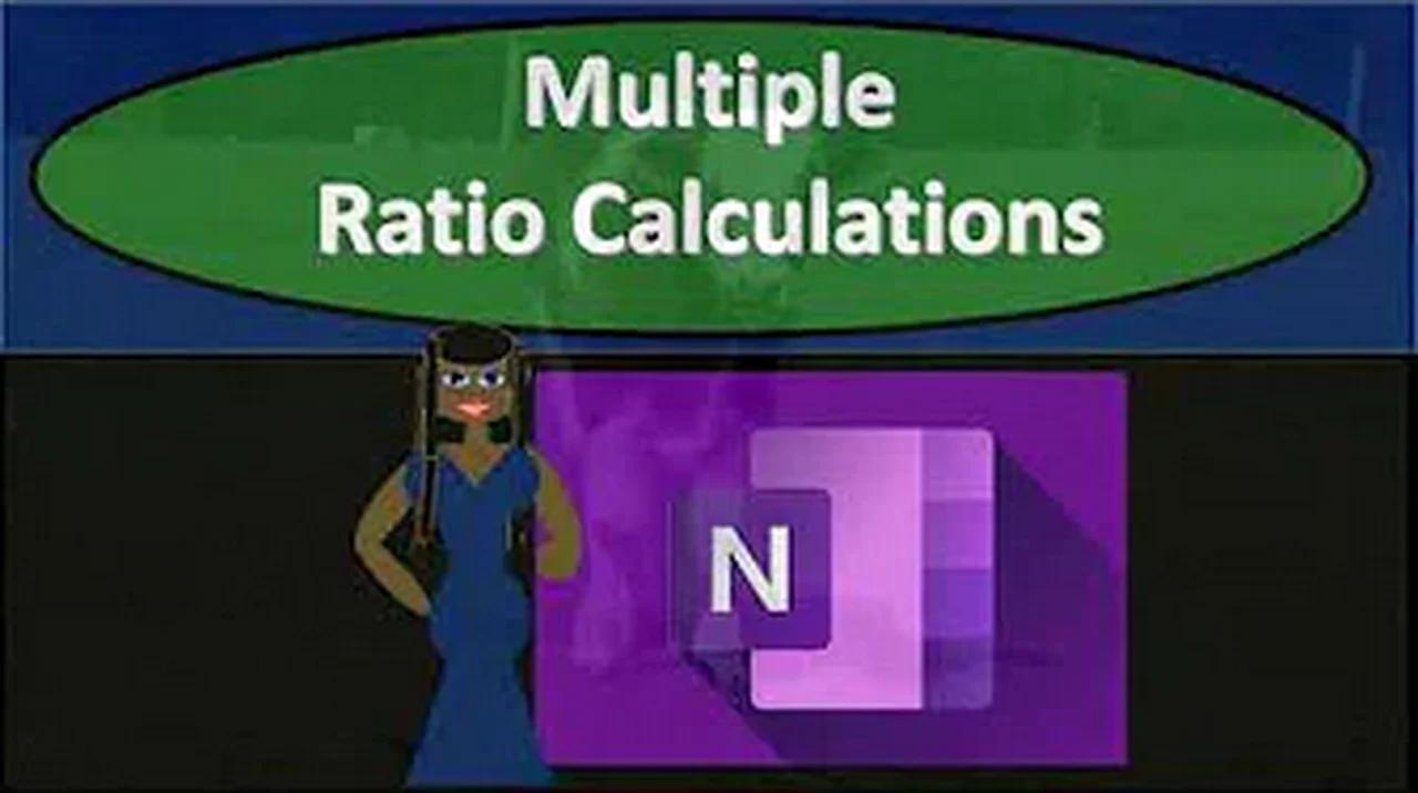 Multiple Ratio Calculations 332 Corporate Finance