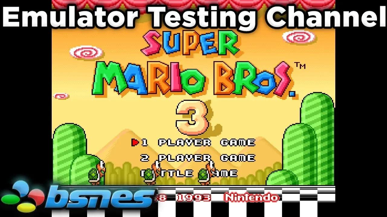 Super Mario Bros. 3 | BSNES | SNES Emulator