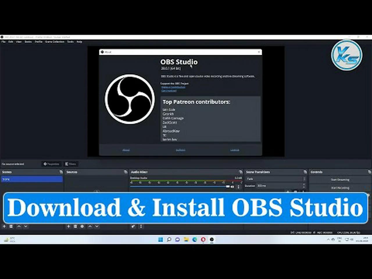 How To Download And Install OBS Studio 28.0 On Windows 11/10