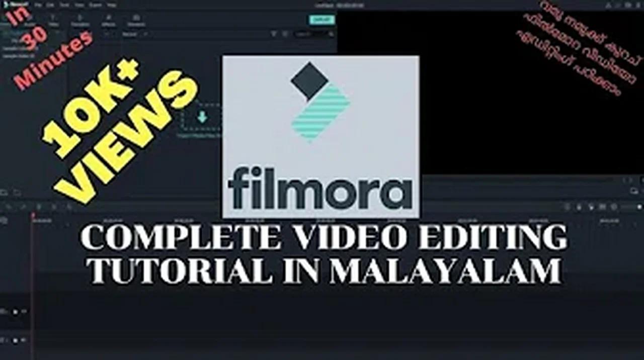 Filmora Video Editing Complete Tutorial For Beginners In Malayalam | In ...