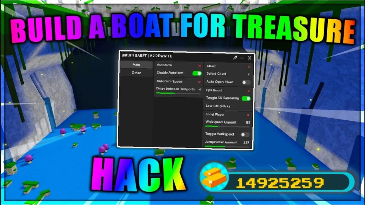 BUILD A BOAT FOR TREASURE SCRIPT/HACK GUI PASTEBIN