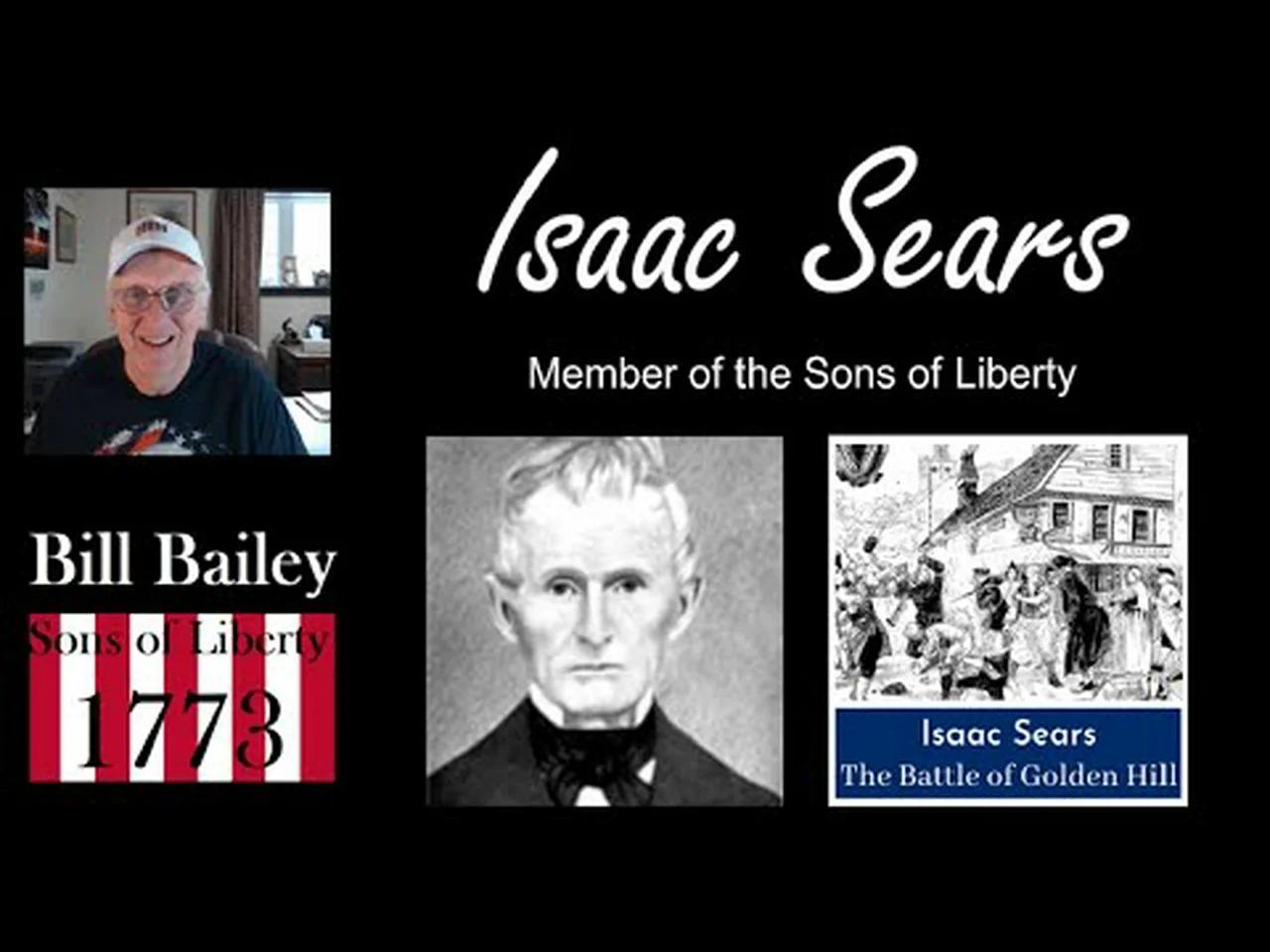 Sons of Liberty member "Isaac Sears"