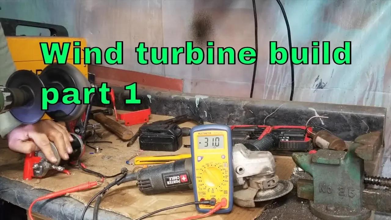 DIY Wind Turbine Build For the Off Grid Cabin-Part 1