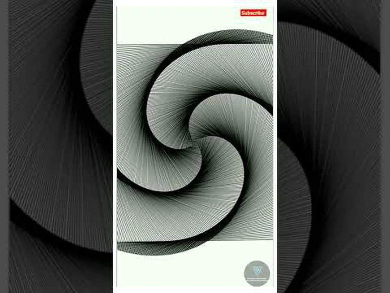 Python turtle Graphics illusion design//#pythontutorial