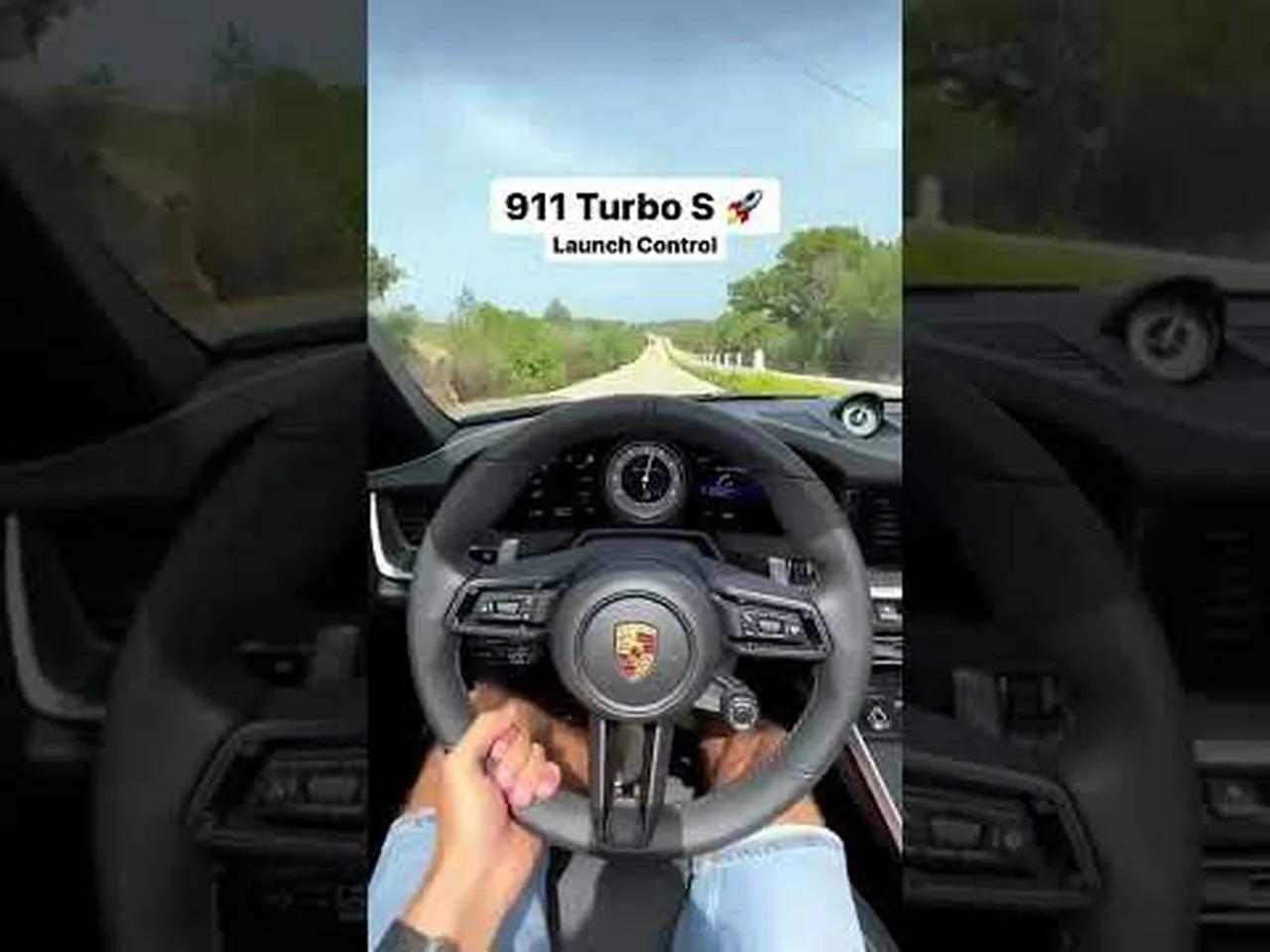 Porsche 911 Turbo S Launch Control 🥵