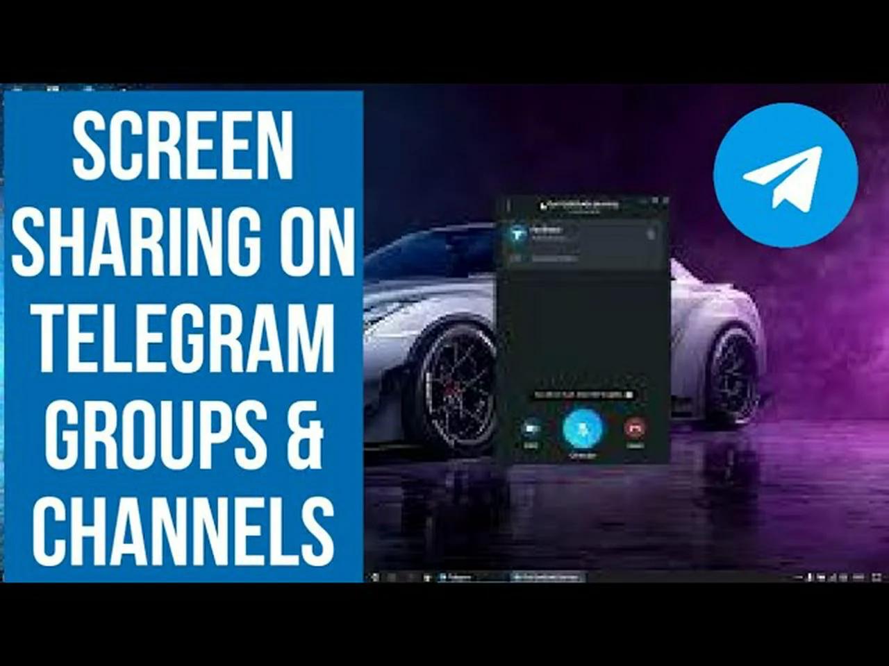 How to Screen Share Telegram for PC