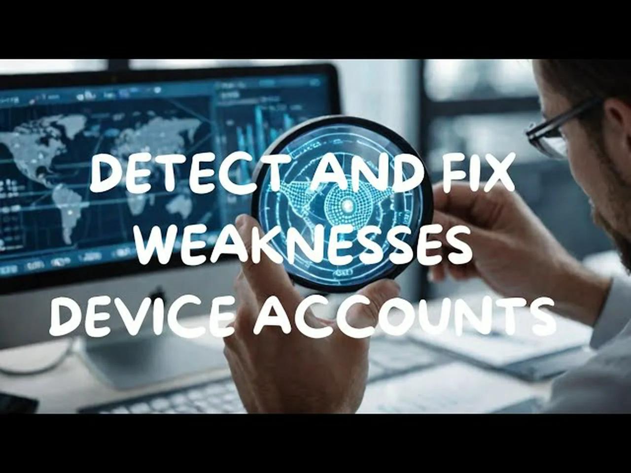 How Detect And Fix Weaknesses In Your Device Accounts.