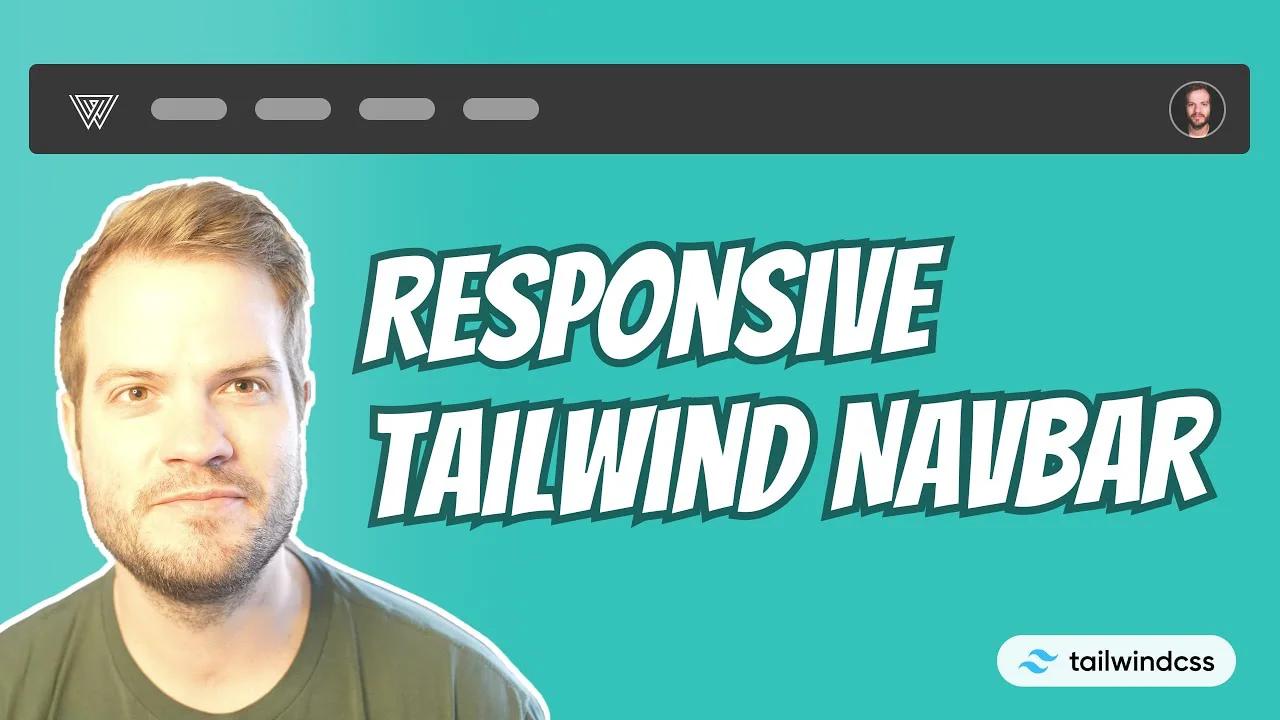 Create A Responsive Tailwind Navbar With Dropdowns