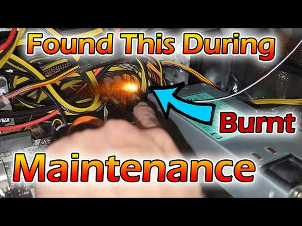 Double Check Power cables and Risers