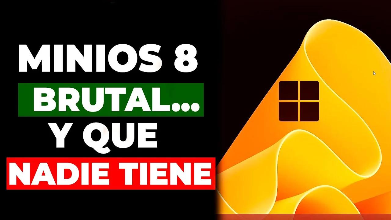 Como Instalar MINIOS 8 PRO 2024 para tu PC de Bajos Recursos